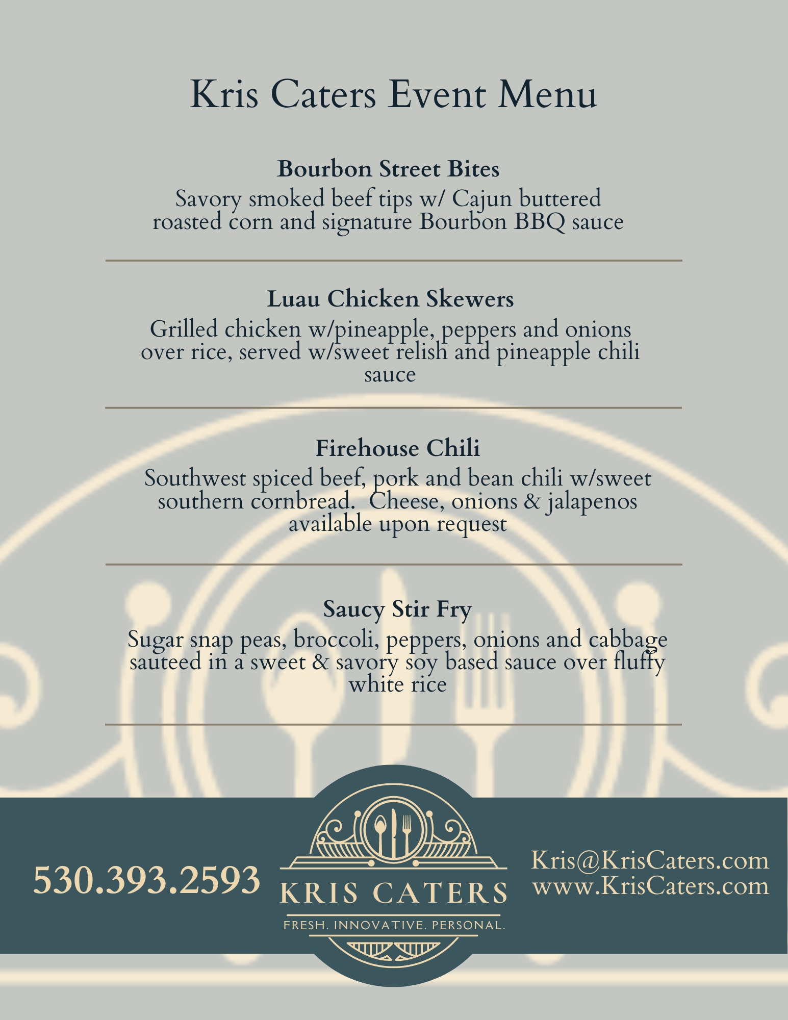 Event Menus – My WordPress Site